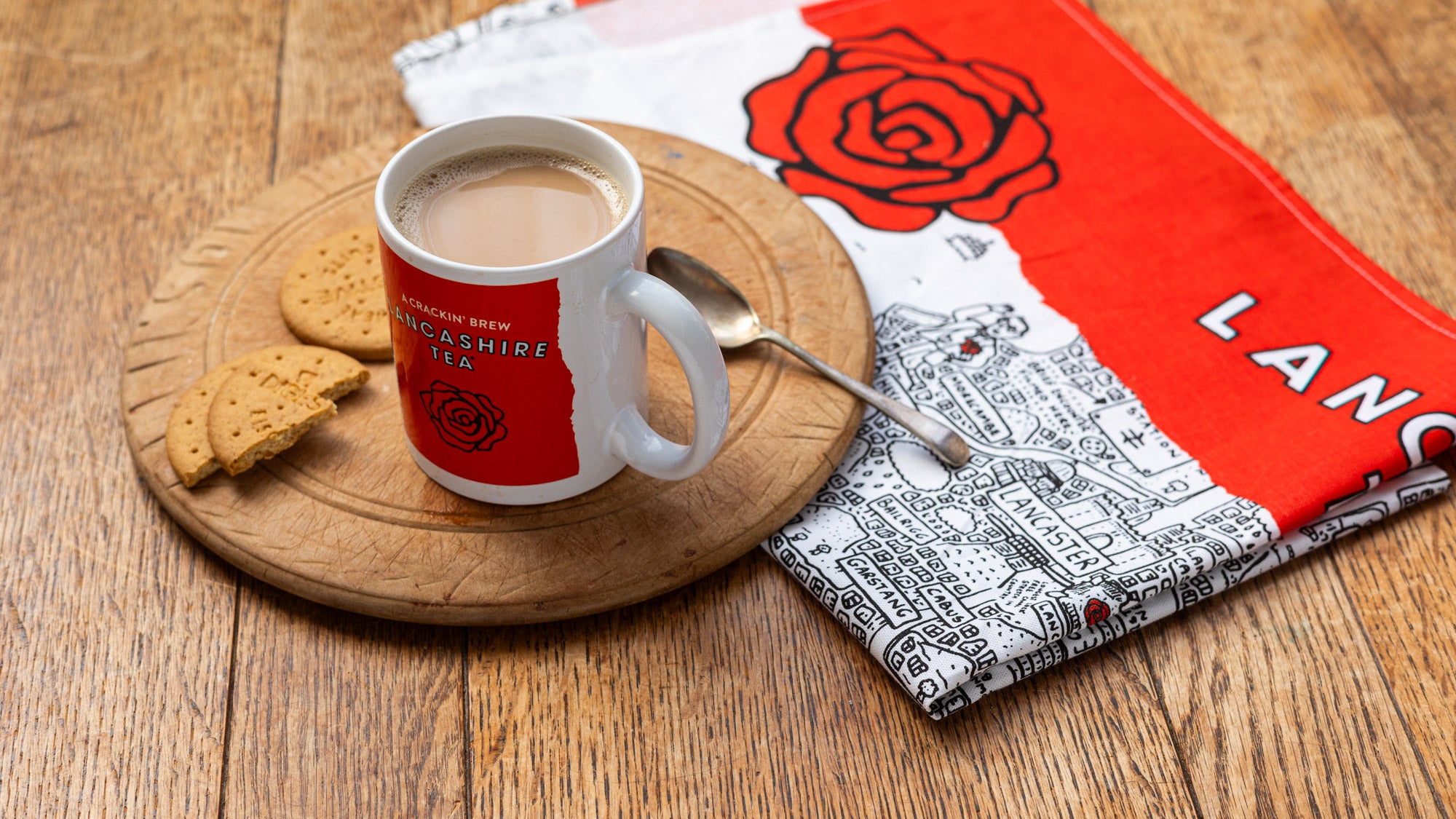 Your chance to win a Lancashire Tea tea towel